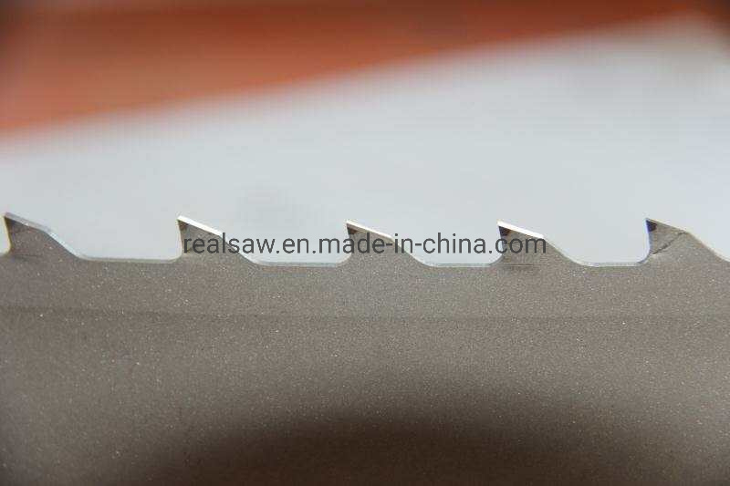 Tungsten Carbide Tipped Bandsaw Blades for Cutting Hard Steel